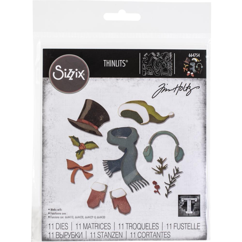 Sizzix - Tim Holtz - Thinlits Dies - Winter Wardrobe — Scrap-a-Doodles