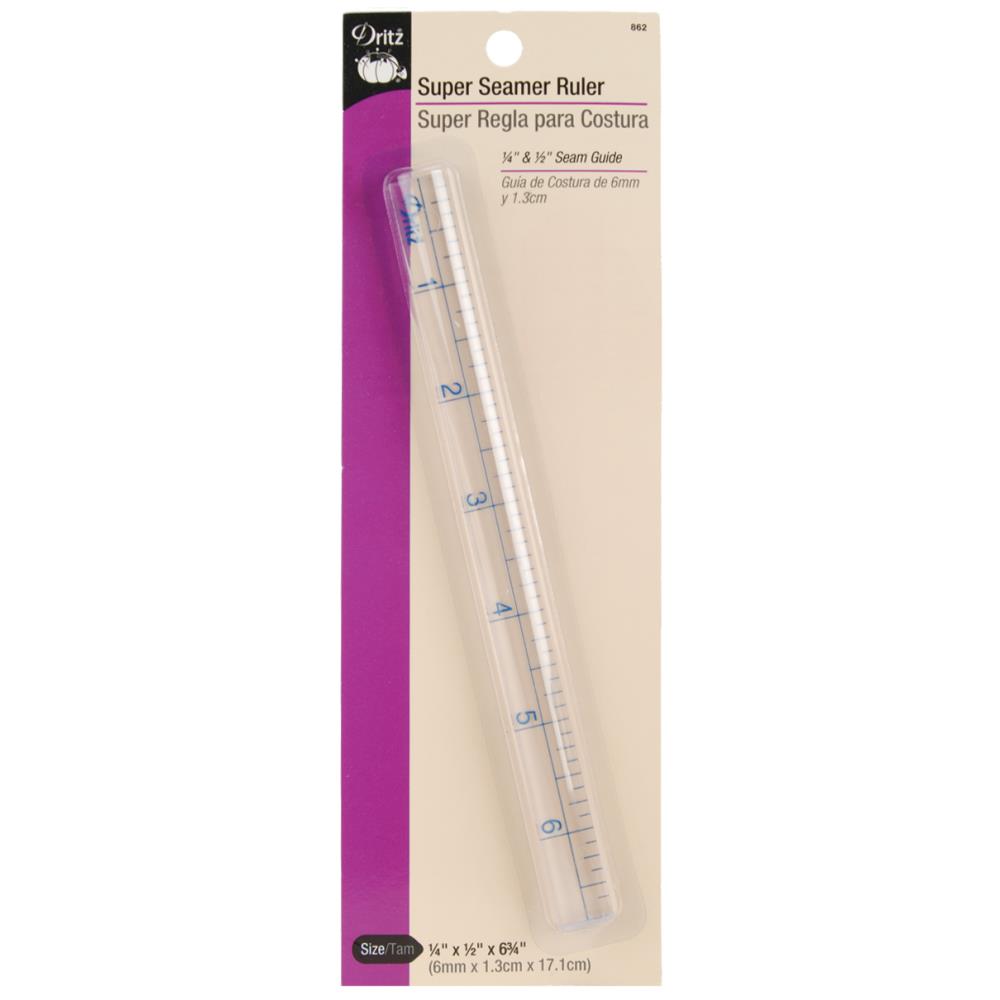Dritz Super Seamer Ruler 6-3/4" — Scrap-a-Doodles