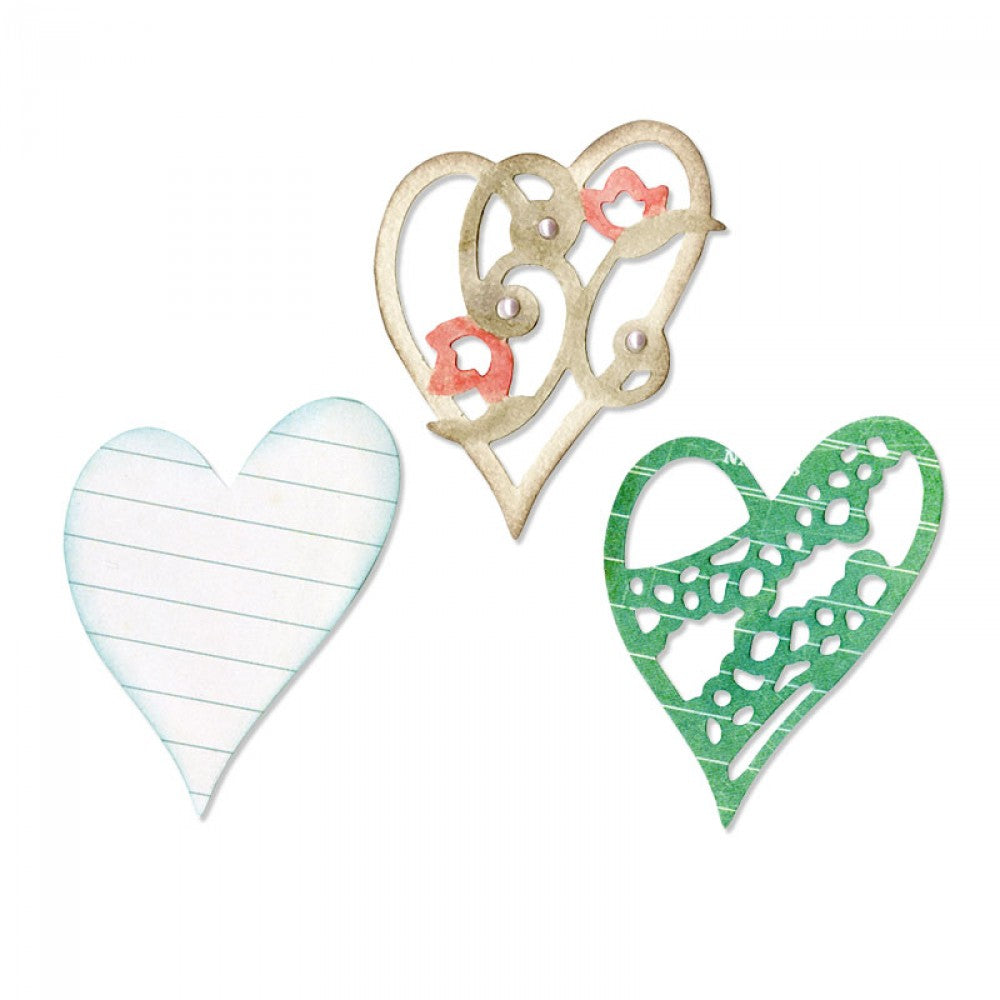Sizzix - Thinlits Die Set 3PK - Layers of Love — Scrap-a-Doodles