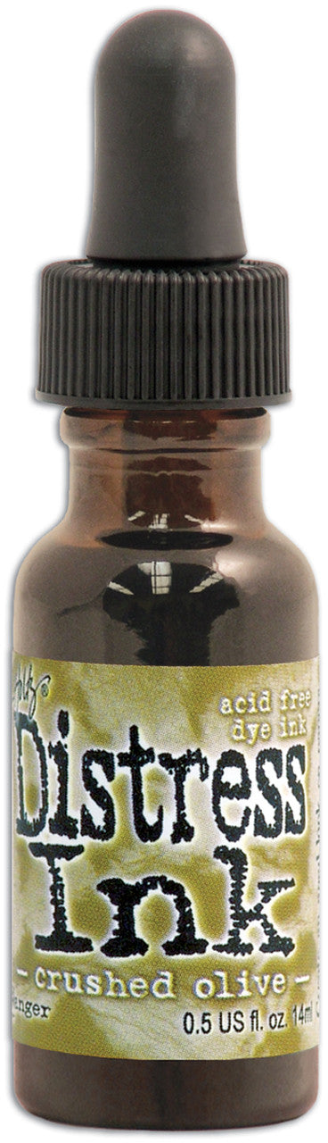 Tim Holtz Distress Pad Reinker-Crushed Olive — Scrap-a-Doodles