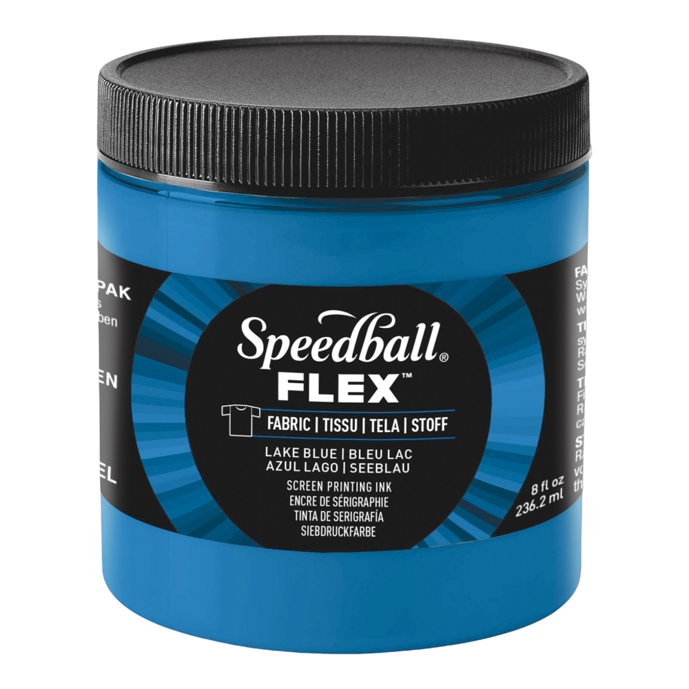 Speedball Flex Screen Printing Fabric Ink - Lake Blue - 236ml — Scrap-a ...