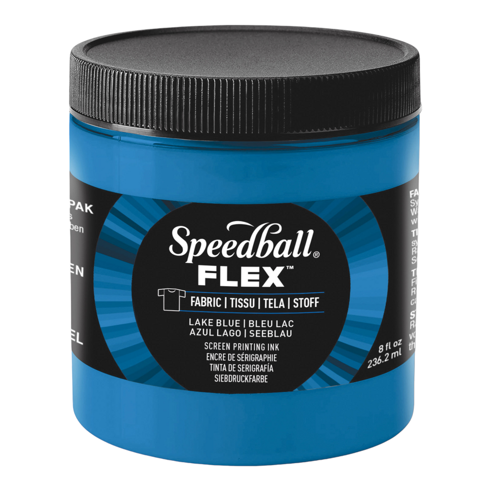 Speedball Flex Screen Printing Fabric Ink - Lake Blue - 236ml — Scrap-a ...