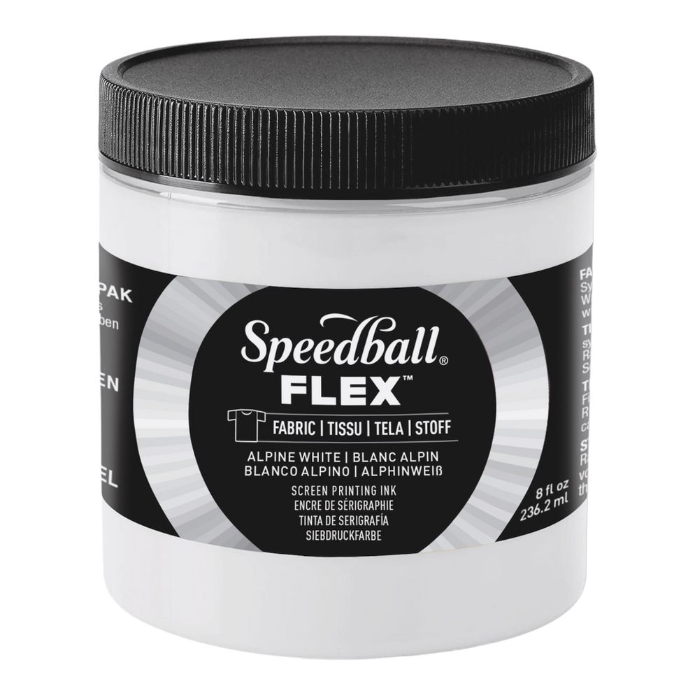 Speedball Flex Screen Printing Fabric Ink - Alpine White - 236ml ...