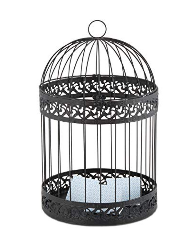 Weddingstar - Classic Round Birdcage - Black — Scrap-a-Doodles