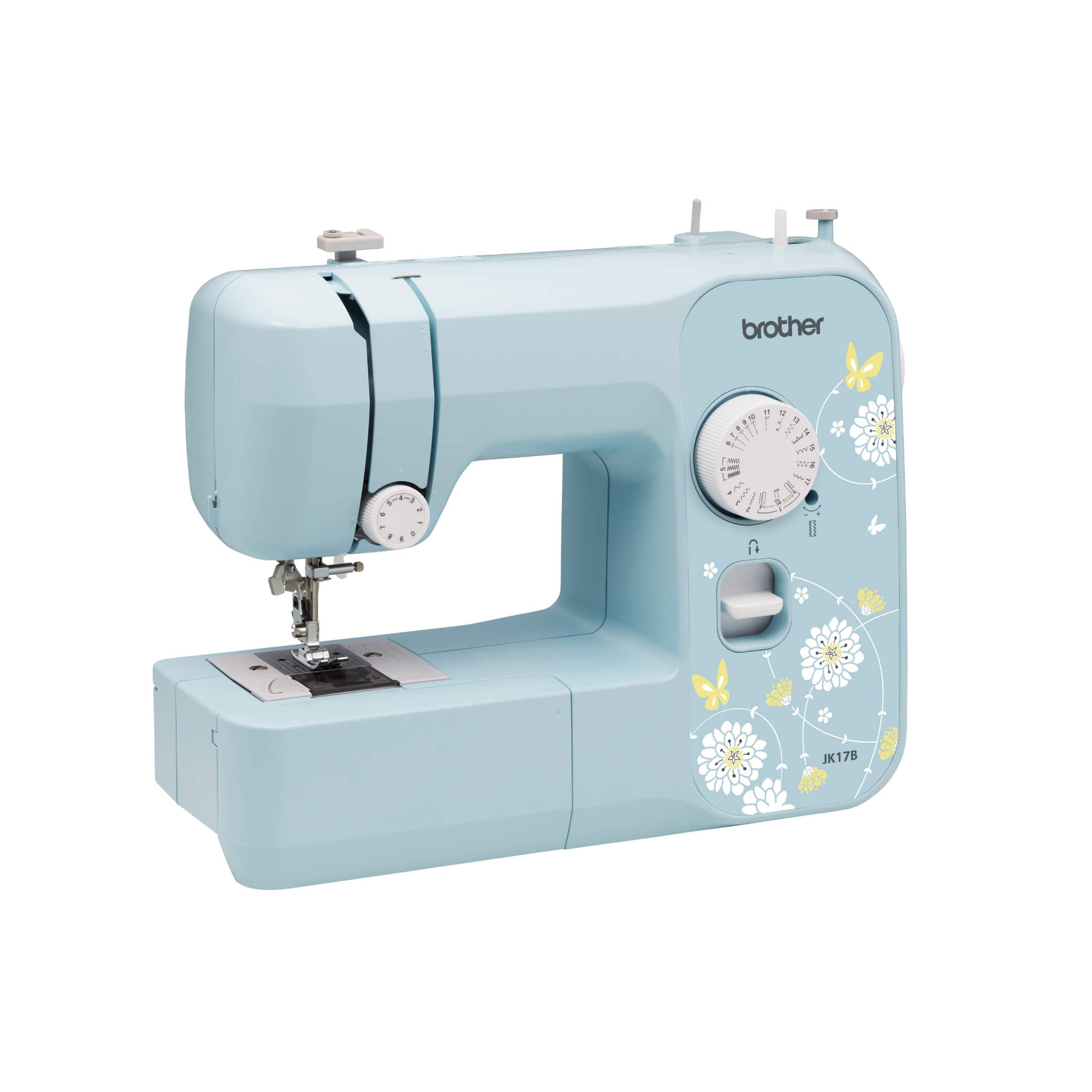 Brother - Mechanical Sewing Machine with Free Arm Sewing - JK17B ...