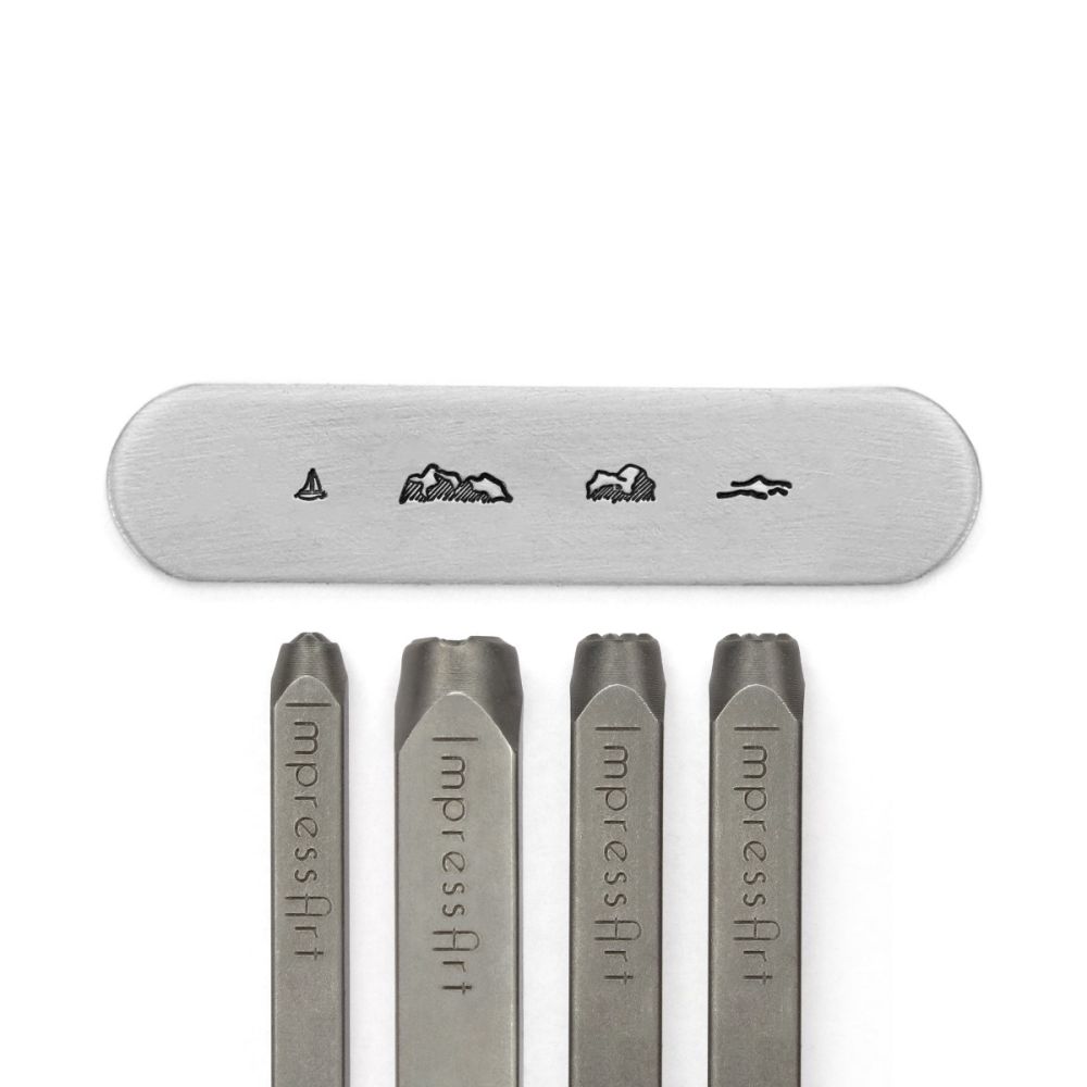 Impress Art Sea Scene Signature Stamp Pack — Scrap-a-Doodles