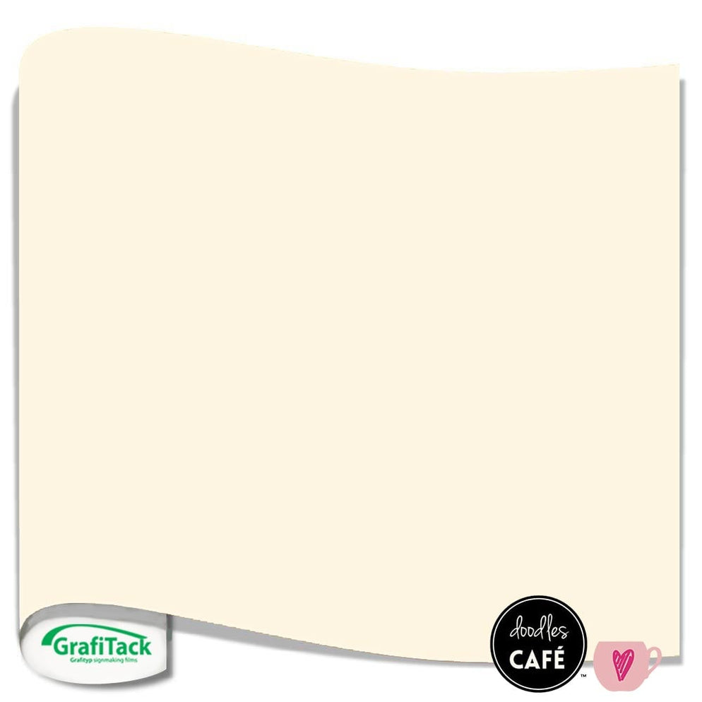 Grafitack - Premium Vinyl GLOSS - Ivory (30cm x 0.5m) — Scrap-a-Doodles