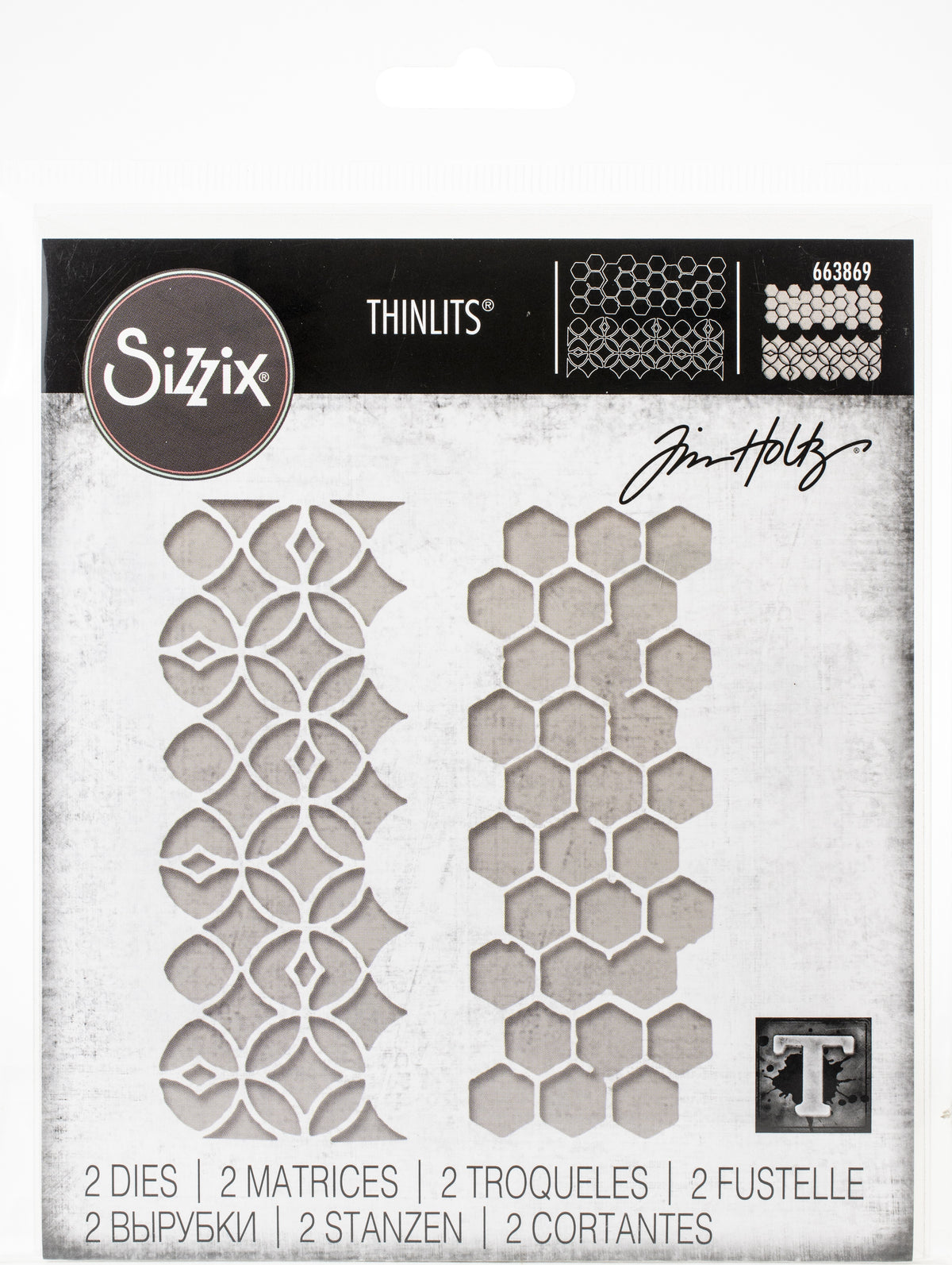 Sizzix Thinlits Dies By Tim Holtz-Pattern Repeat — Scrap-a-Doodles