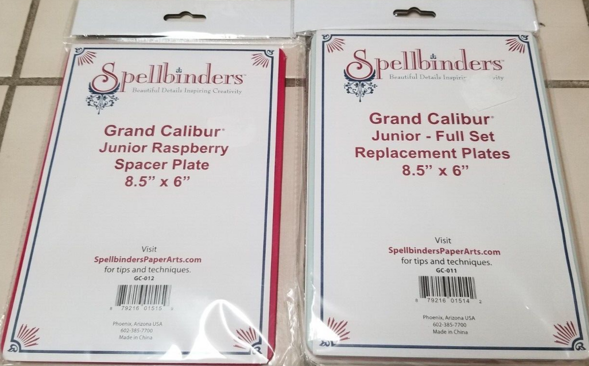 Spellbinders - Grand Calibur Junior Replacement Plates Full Set — Scrap ...