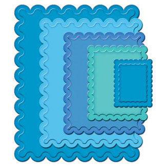 Spellbinders - Nestabilities Dies - Classic Scallop Rectangles Large — Scrap-a-Doodles