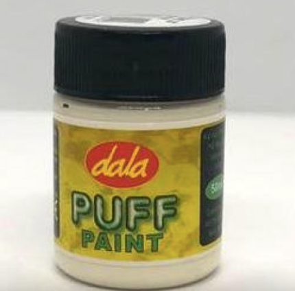 Dala - Puff Paint - White - 50ml — Scrap-a-Doodles