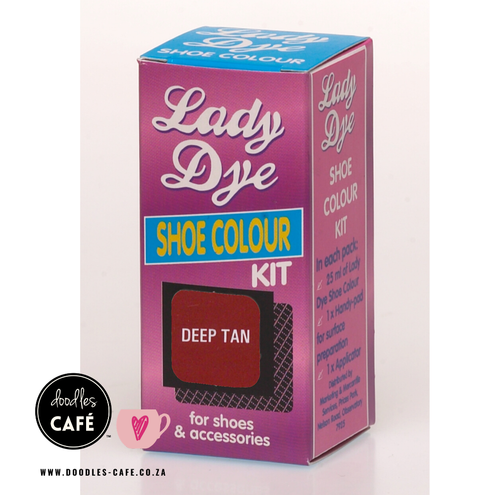 Lady Dye - Shoe Colour Kit - Deep Tan — Scrap-a-Doodles